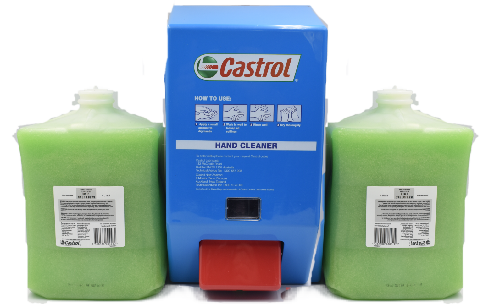 Castrol Careclean Lime Dispenser Starter Kit – Motorsport Parts Australia