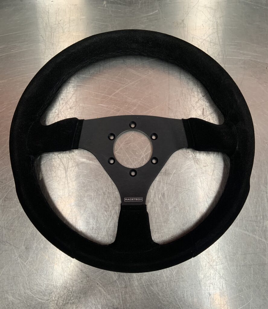 Racetech 350mm Suede Steering Wheel – Motorsport Parts Australia