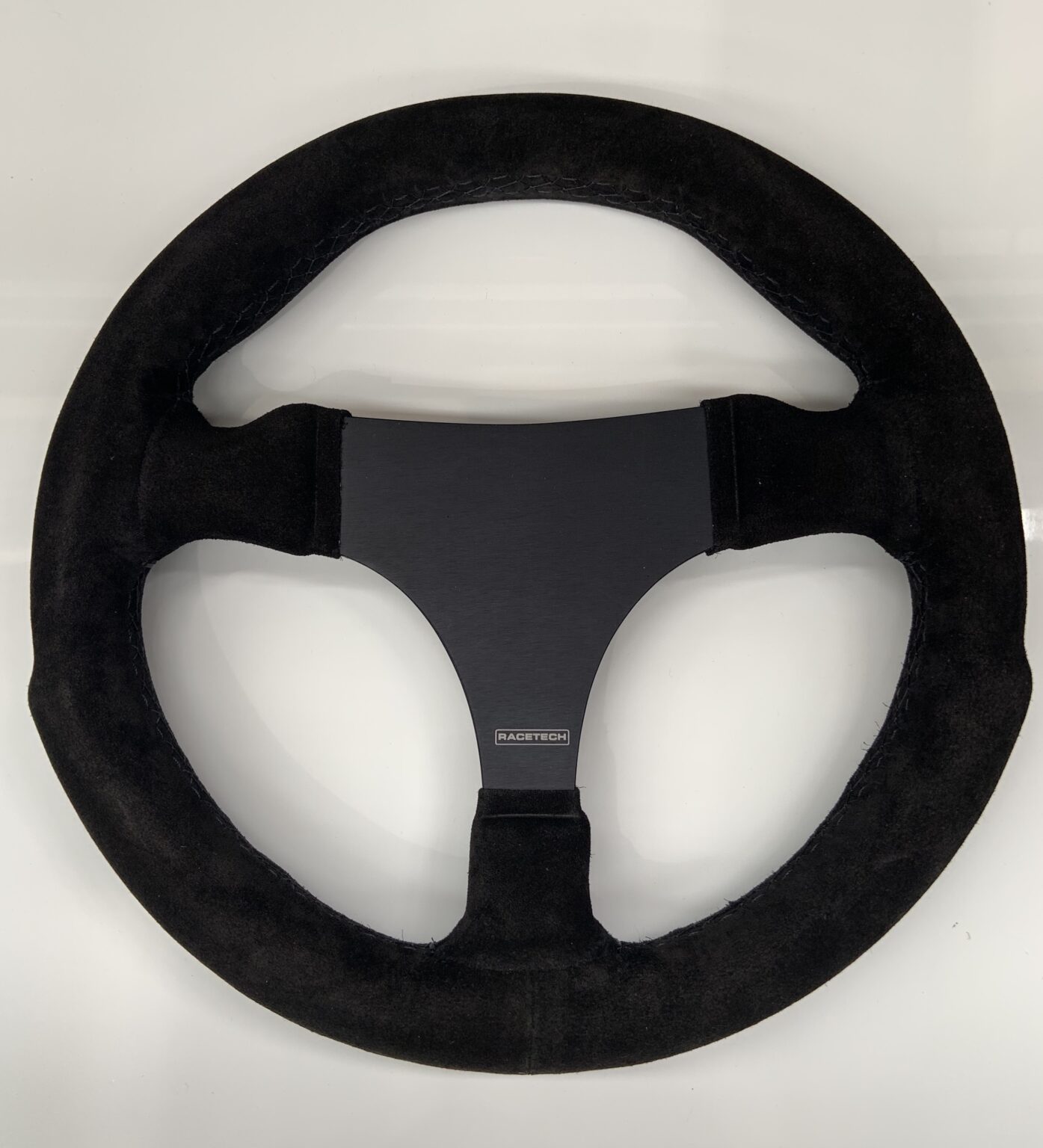 Racetech 270mm Suede Steering Wheel – Round – Motorsport Parts Australia